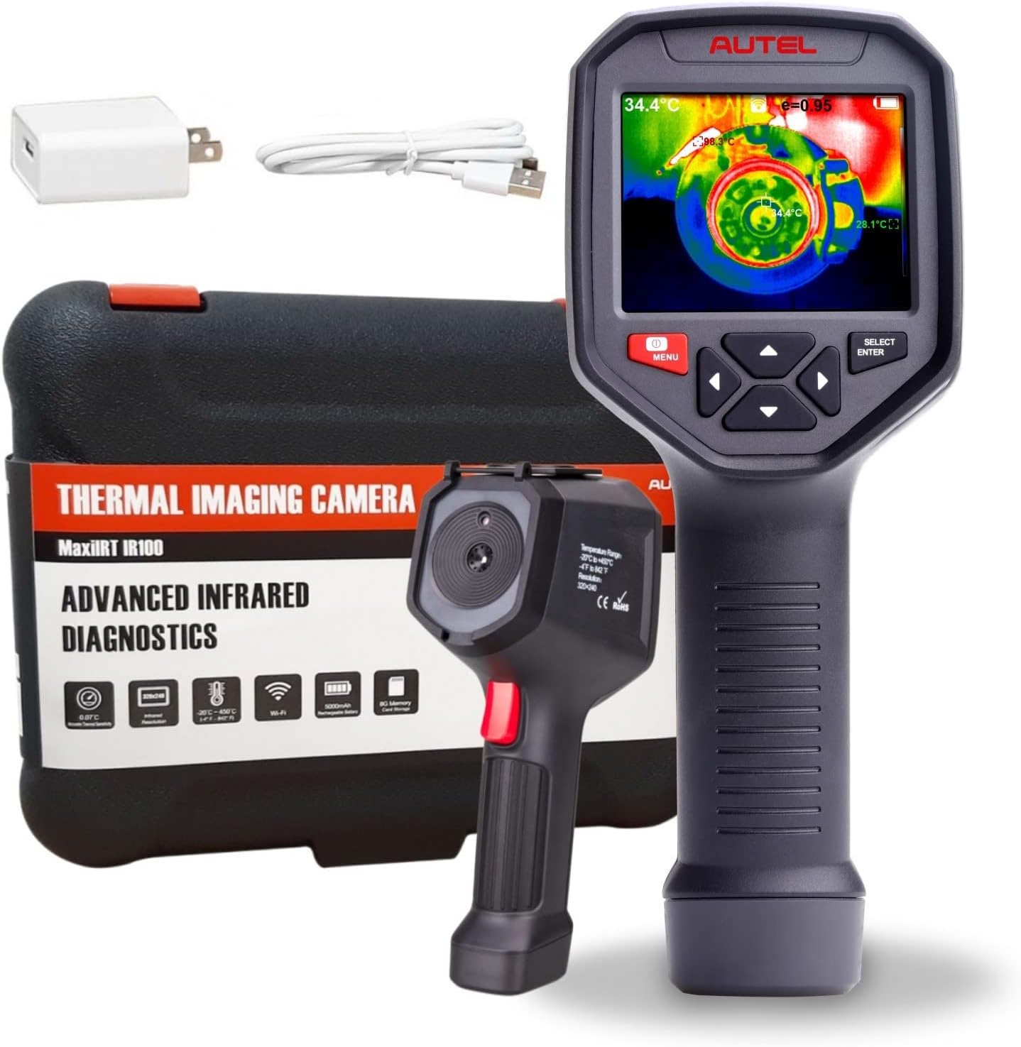 Amazon.com: Autel MaxiIRT IR100 Thermal Imaging Camera Auto-Focus ...