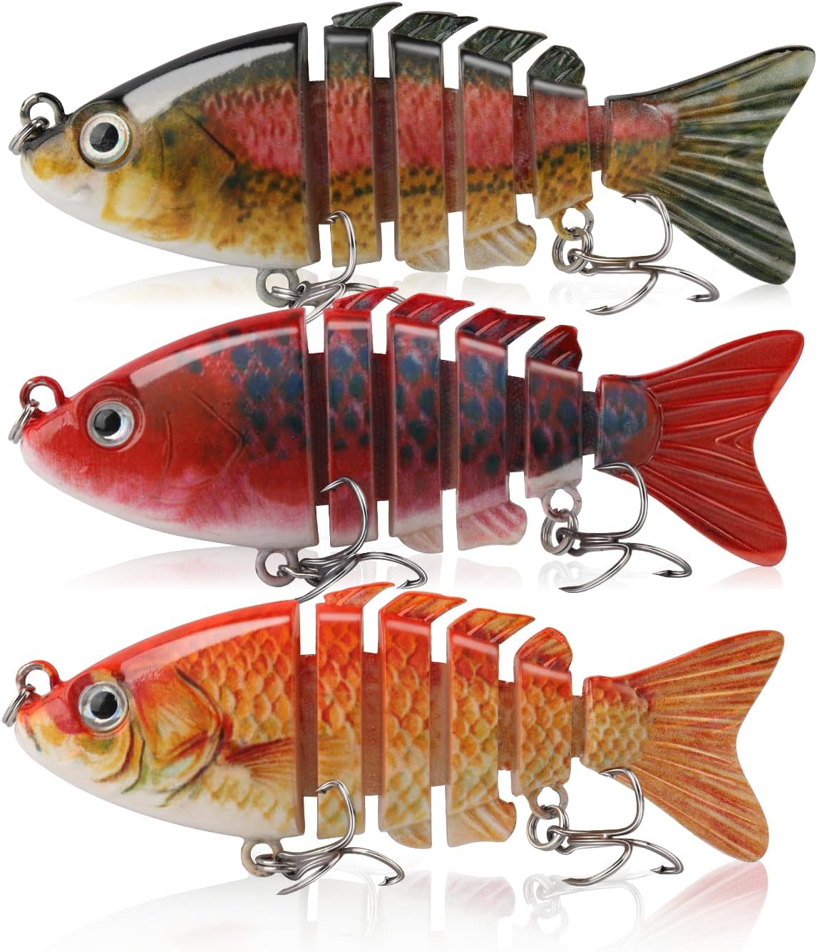 Amazon.com : 3 PCS Bass Fishing Kit Fishing Lure Kit, Fishing Tackle ...