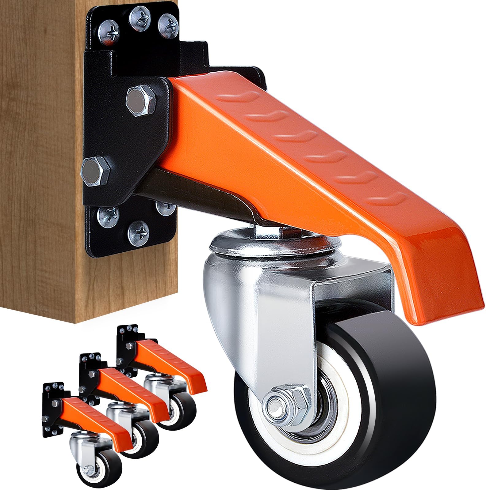 Ronlap Workbench Casters Kit 660 Lbs Capacity, 2.5" Heavy Duty ...