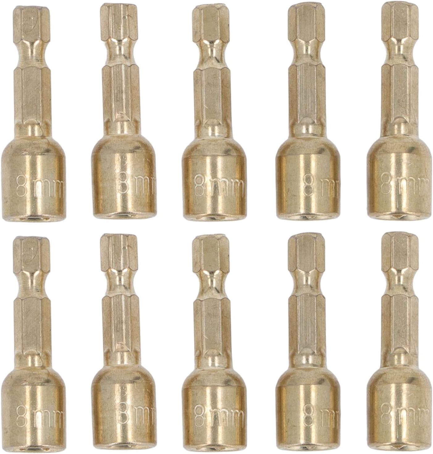 Orenic 10Pcs Magnetic Hex Bit Adaptor, 1/4in Hex Drill Bit Holder, 8mm ...