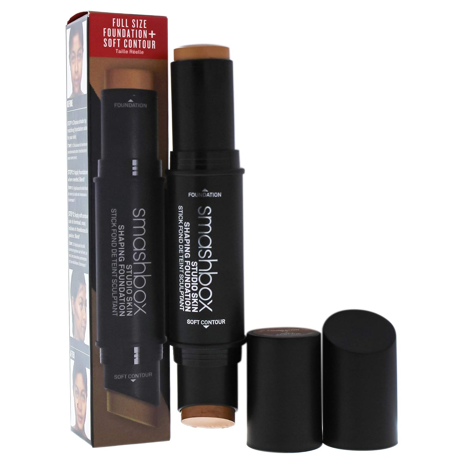 Amazon.com: Smashbox Studio Skin Shaping Foundation Stick - 3-2 Cool ...