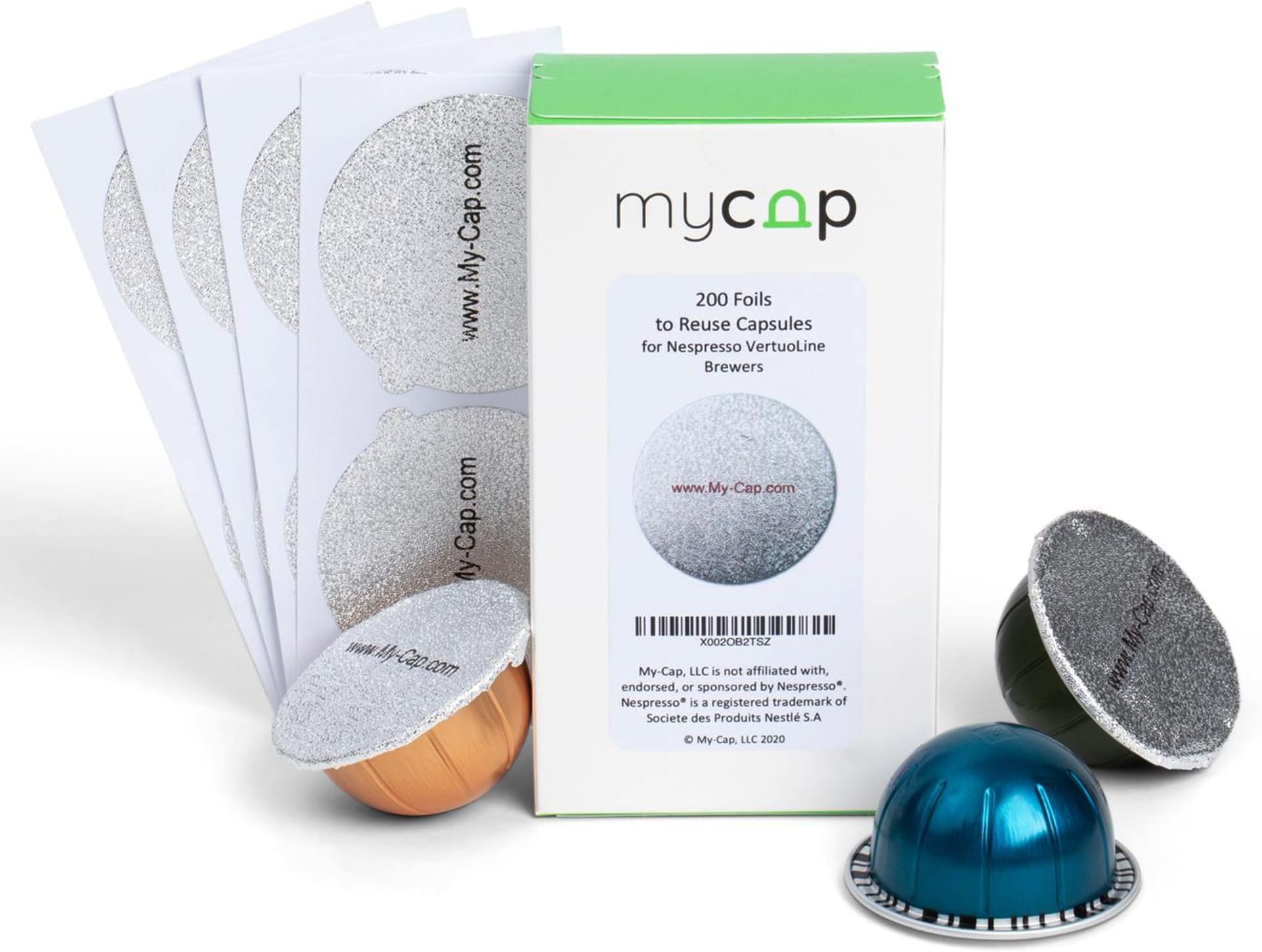 Amazon.com: My-Cap Coffee Pod Paper Filters for use with Caps - Reuse ...