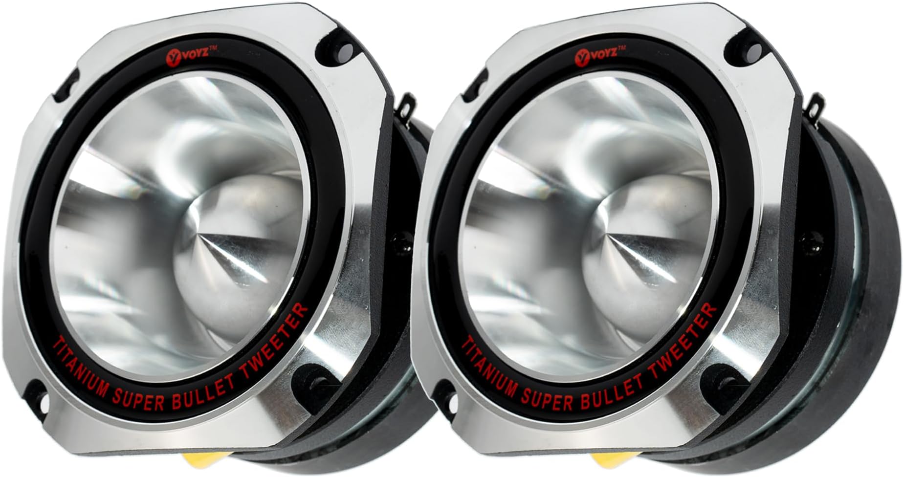 Amazon.com: VOYZ Super Tweeter Speaker Titanium Diaphragm 4-8 ohms 500 ...