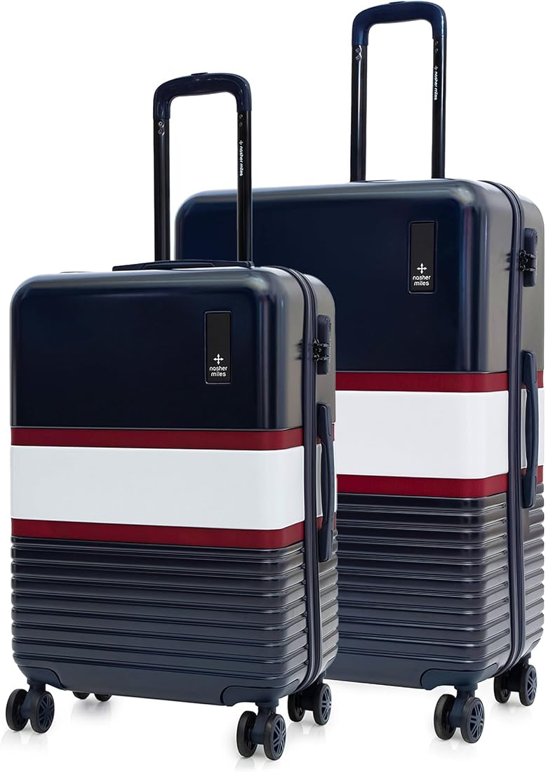 Nasher Miles Mexico Hard-Sided Polycarbonate Luggage Set of 2 Navy Blue ...