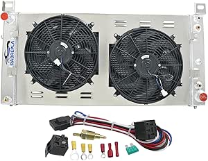 Amazon.com: RADREPLA CU2370 4 Row Core Radiator for 1999-2014 Chevy ...