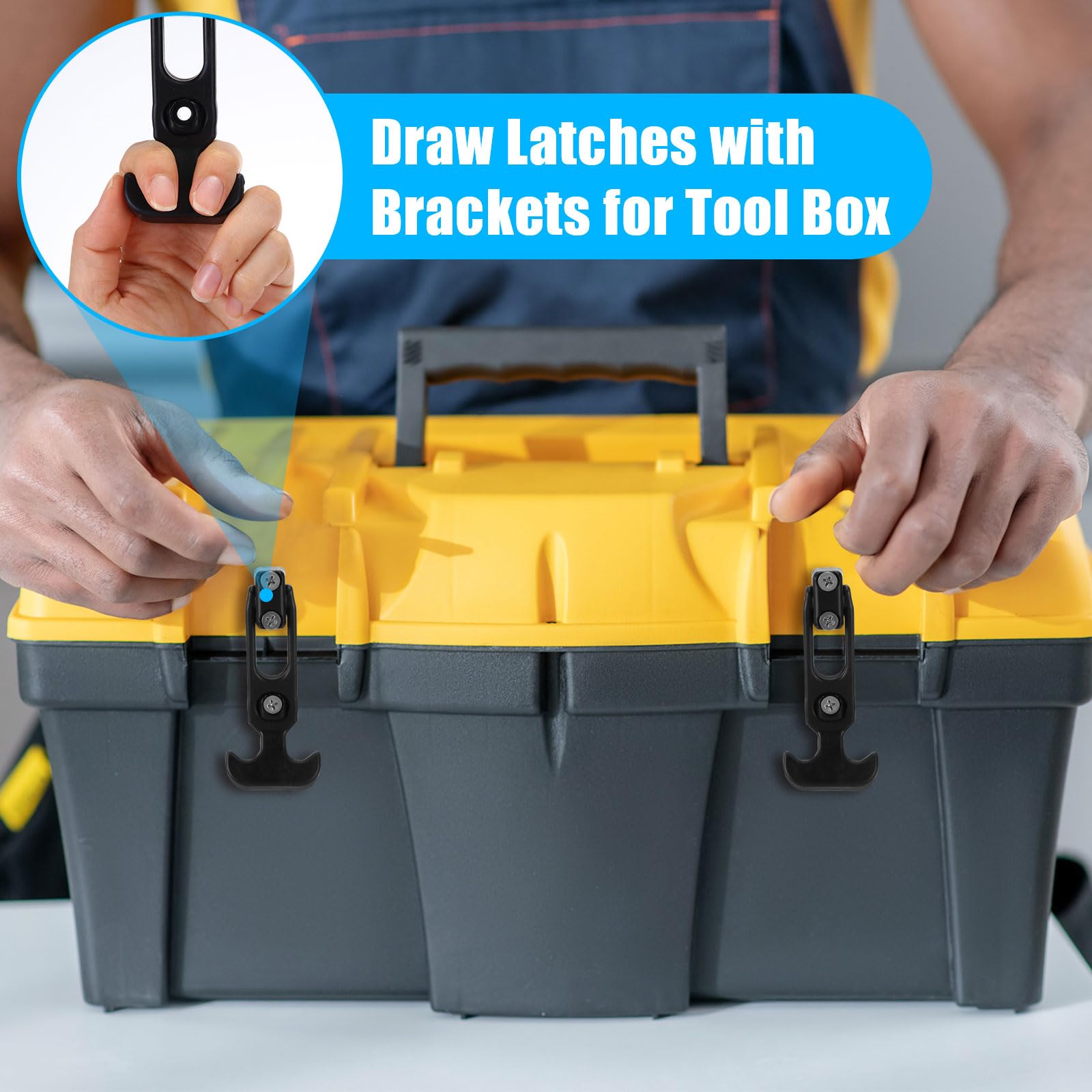 Snapklik.com : Mudder Flexible Rubber Draw Latch T Handle Hasp Rubber ...