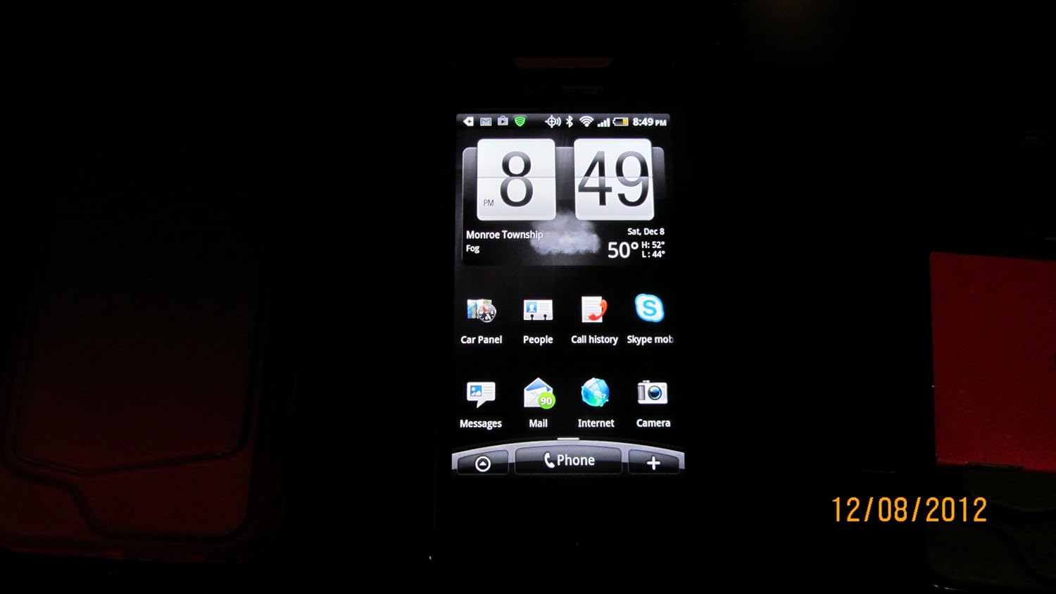 HTC DROID INCREDIBLE ADR 6300 3G Android Phone Black (Verizon Wireless)