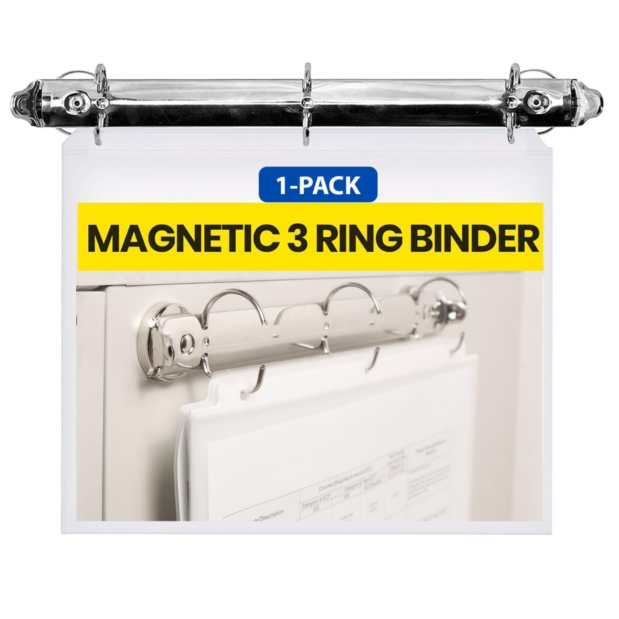 Amazon.com : Magnetic 3 Ring Binder Locking Mechanism for Hanging 8.5 x ...