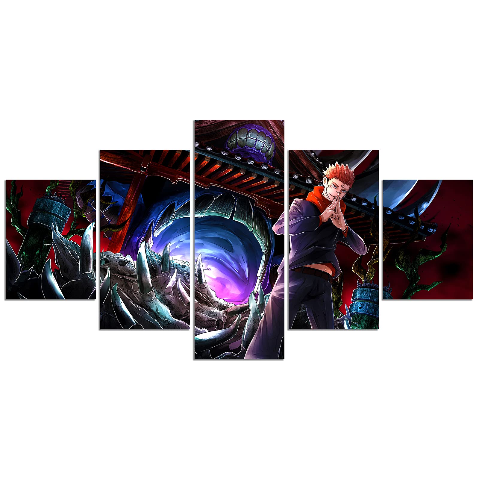 Buy Anime Jujutsu Kaisen Ryomen Sukuna HD Print on Canvas Painting Wall ...