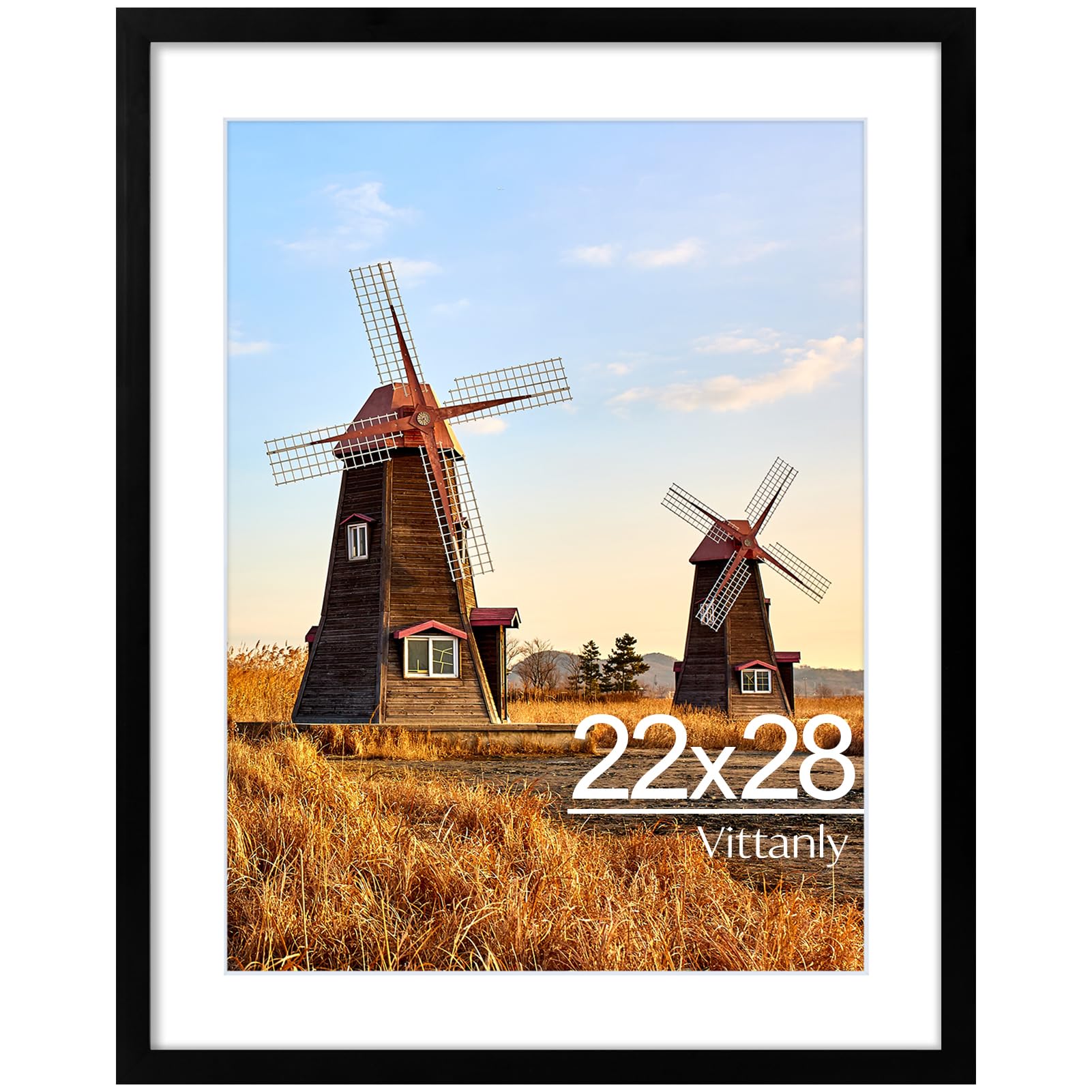 Amazon.com - Vittanly 22x28 Poster Frame, Display Picture 18x24 with ...