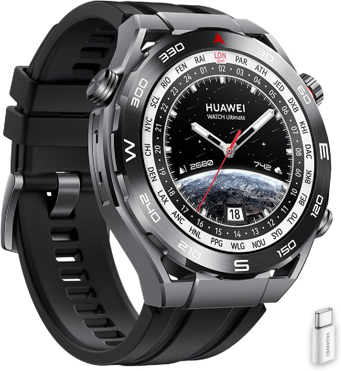 HUAWEI WATCH Ultimate Smartwatch, Innovativa lega Liquid Metal ...