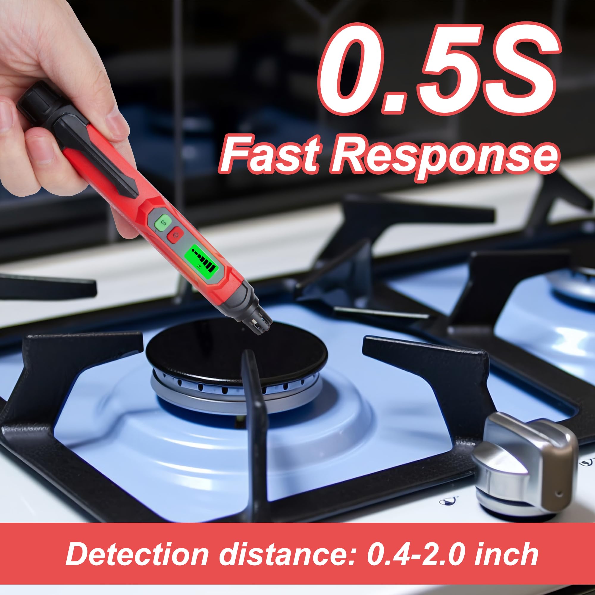 Snapklik.com : Portable Gas Detector & Alarm, Koabbit Handheld Natural ...