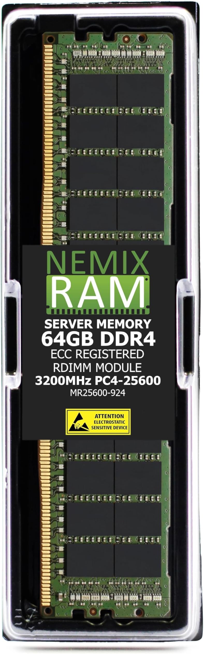 NEMIX RAM 64GB (1X64GB) DDR4 3200MHZ PC4-25600 2Rx4 1.2V CL22 288-PIN ...