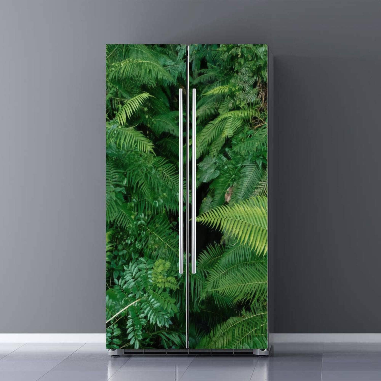 Amazon.com: Self Adhesive Vinyl Refrigerator Wrap Set Balinese View ...