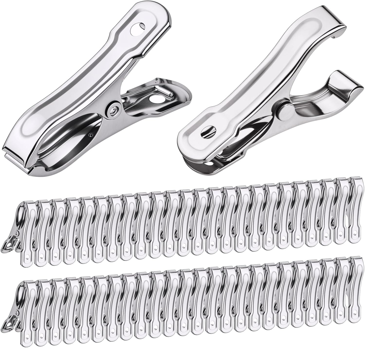 Amazon.com: 50 PCS Garden Clips, Greenhouse Clamps, Stainless Steel ...