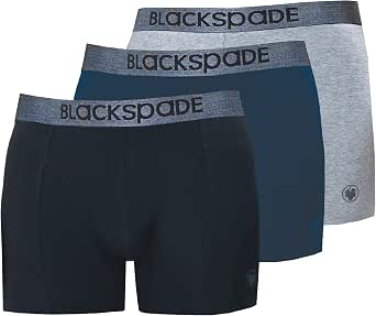 Blackspade Premium 3-Pack Men's Boxers, Cotton Comfort at Amazon Men’s ...