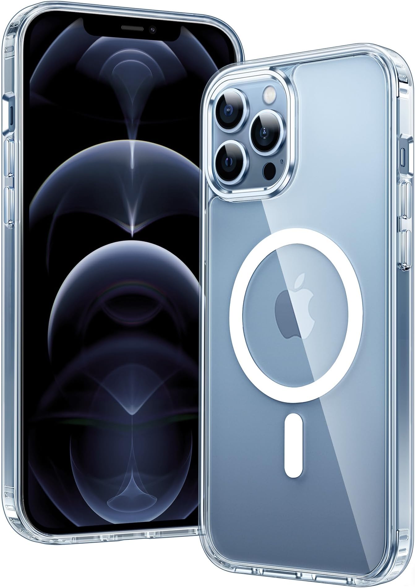 Amazon.com: FNTCASE for iPhone 12 Pro-Max Case: Strong Magnetic Anti ...