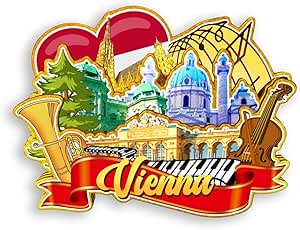Amazon.com: Quwsne Refrigerator Magnet Vienna Austria Fridge Magnet ...