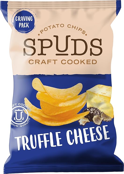 Spuds Craft Cooked Truffle Cheese Potato Chips 94-104 g: Buy Online at ...