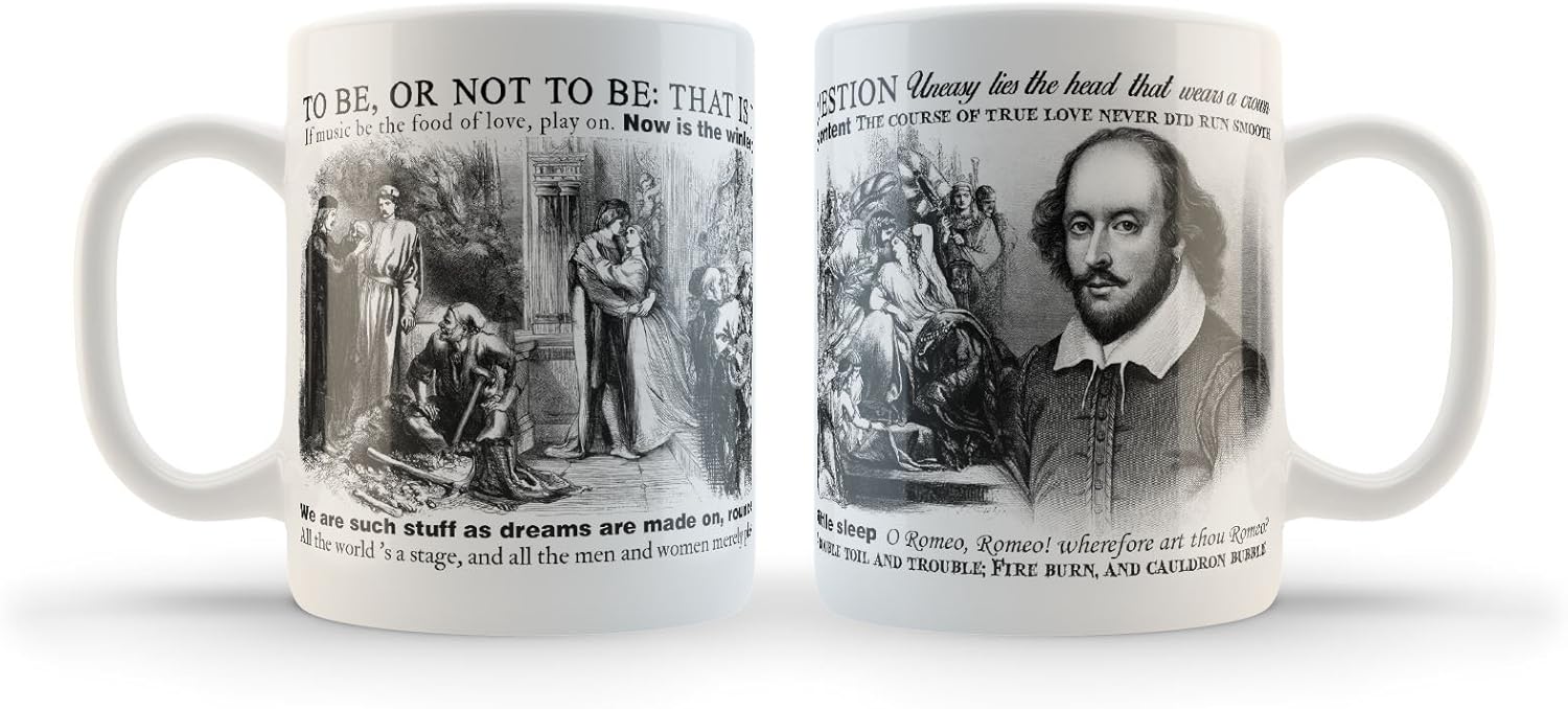 Vintage Shakespeare Quotes Mug – BigaMart