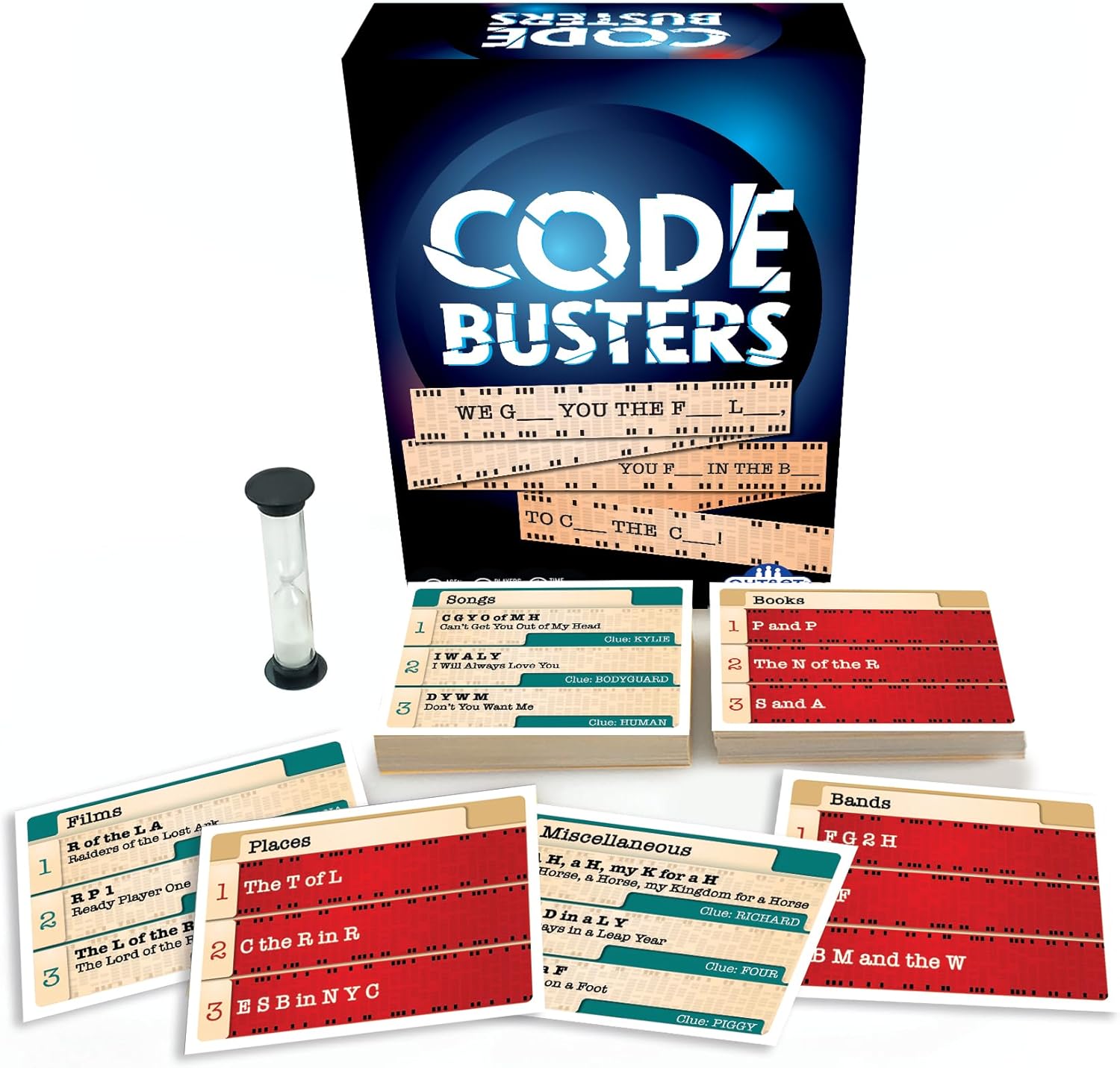 Amazon.com: Outset Media Code Busters Card Game - for 3 or More Players ...