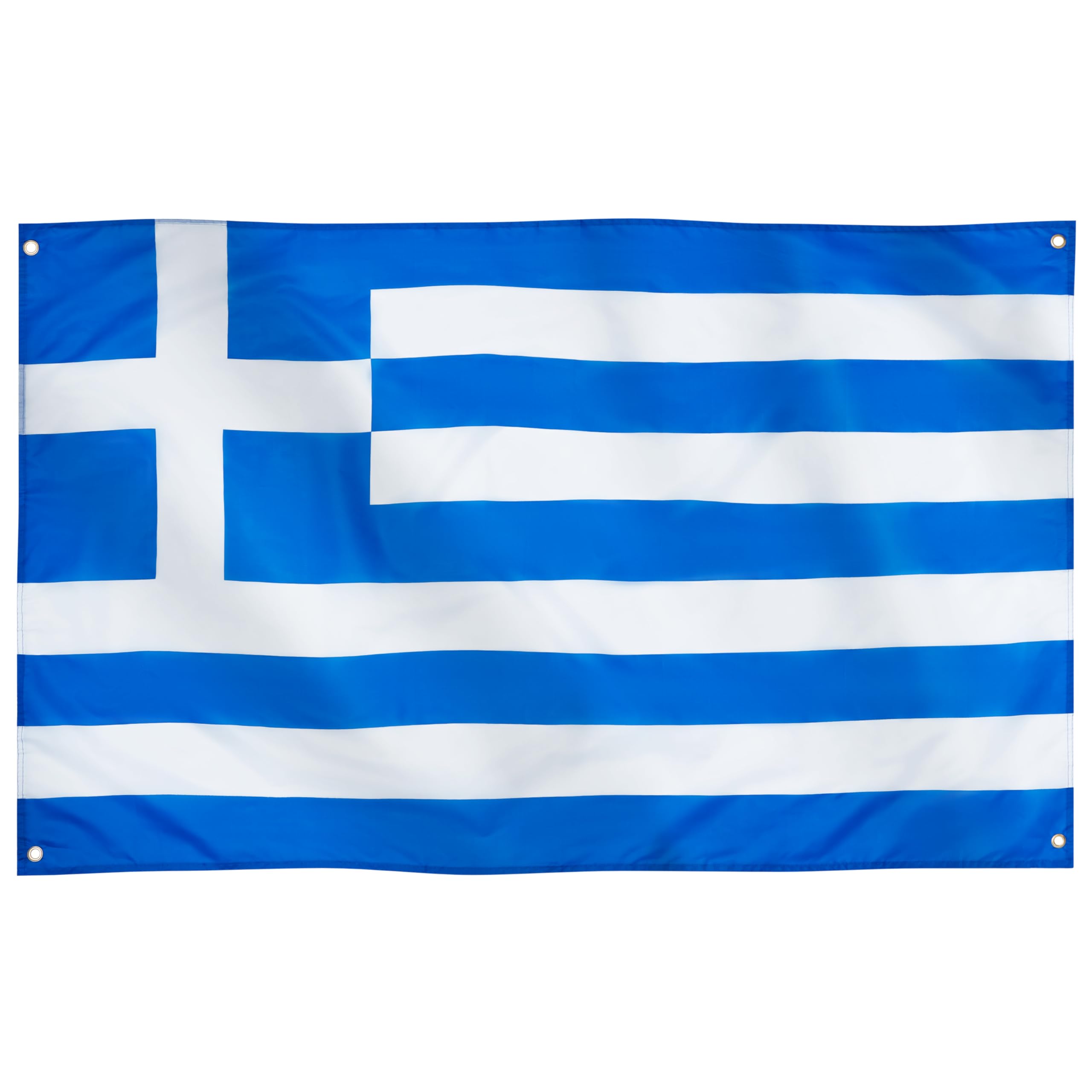 Runesol Greece Flag, 91x152cm, 3ft x 5ft, 4 Grommets, Eyelet In Every ...