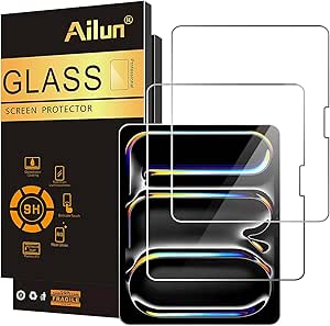 Amazon.com: Ailun 2 Pack Screen Protector for iPad Pro 13 Inch 2024 7th ...