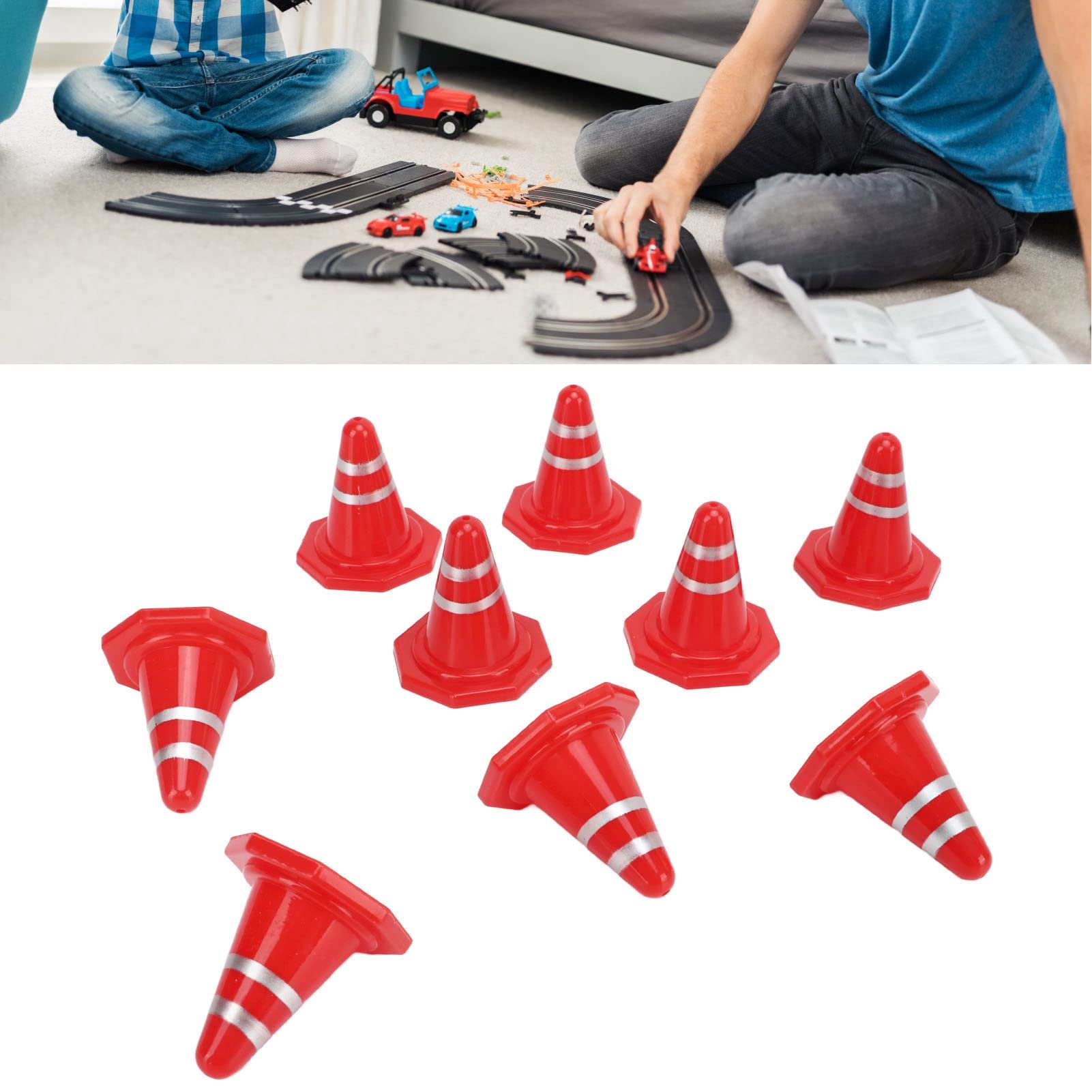 Mini Pylons 30Pcs Mini Traffic Cone Model Traffic Signs Safety Cones ...