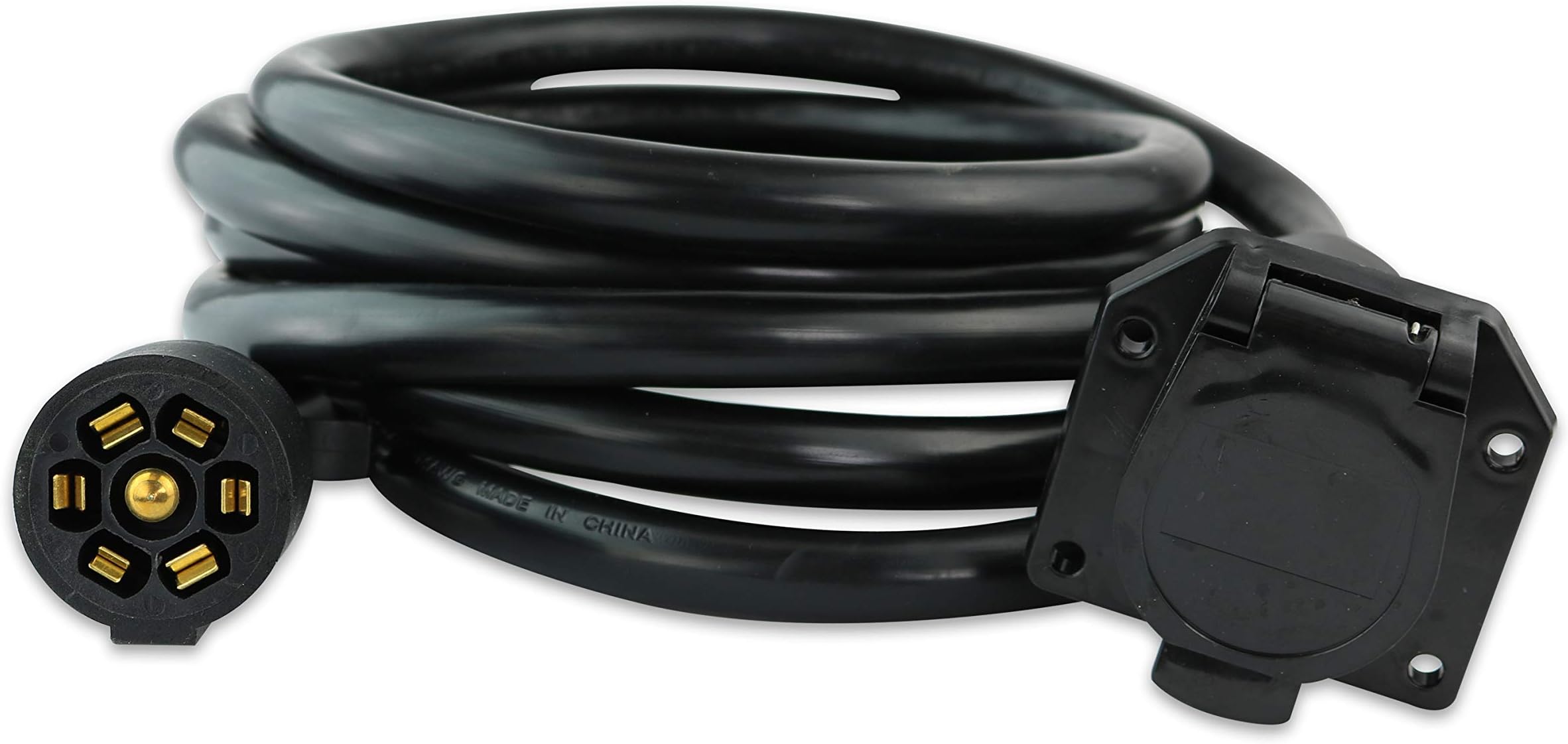 Amazon.com: GearIT 7 Way Trailer Cord (16 Feet) 7-Pin Plug Weatherproof ...
