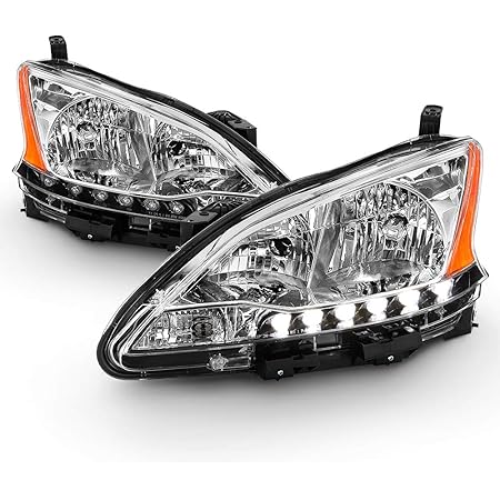 Amazon.com: ACANII - For 2013 2014 2015 Nissan Sentra LED DRL Strip ...