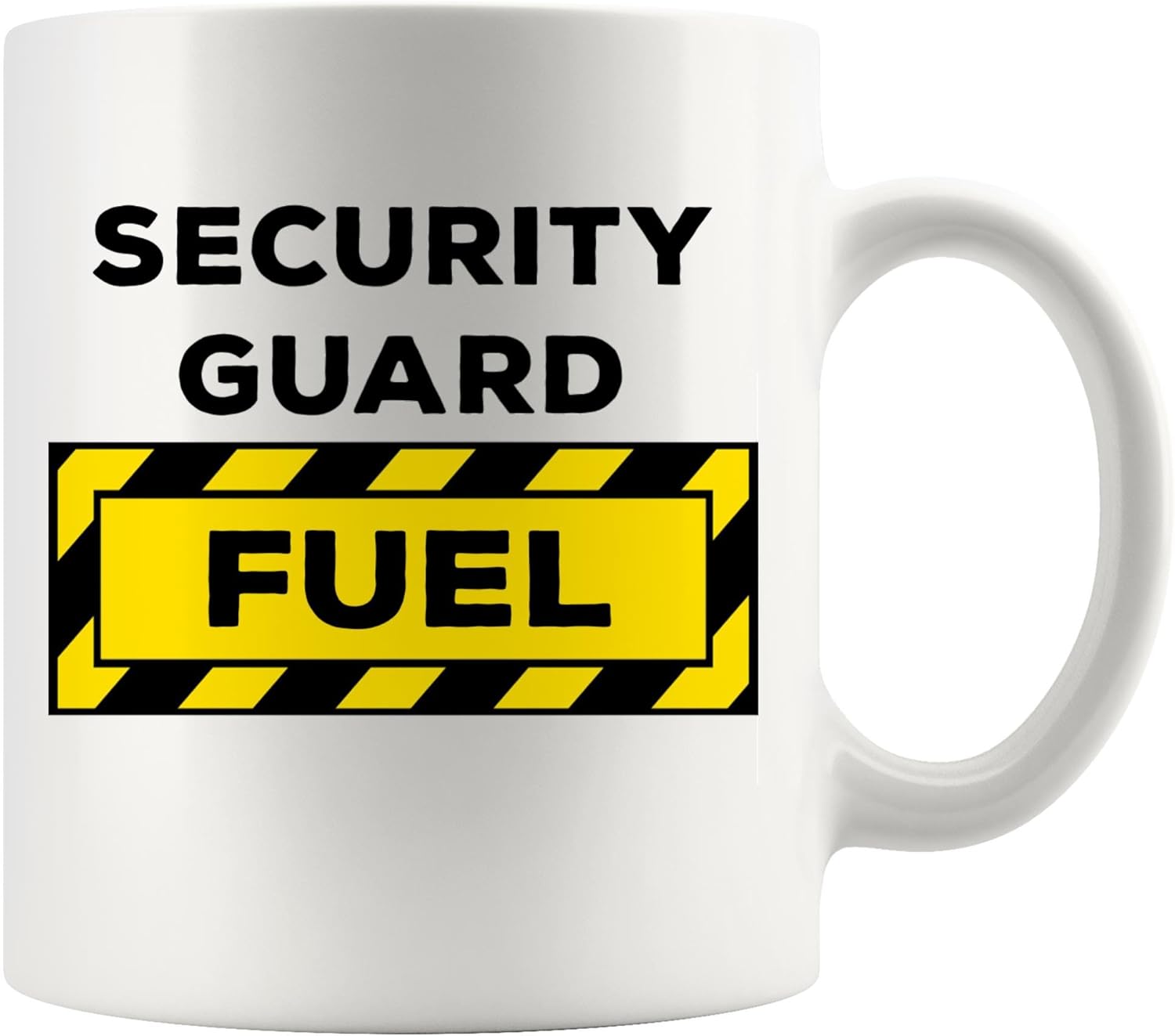 Amazon.com: Security Guard Mug FUEL Energy Coffee Cup - Funny School ...