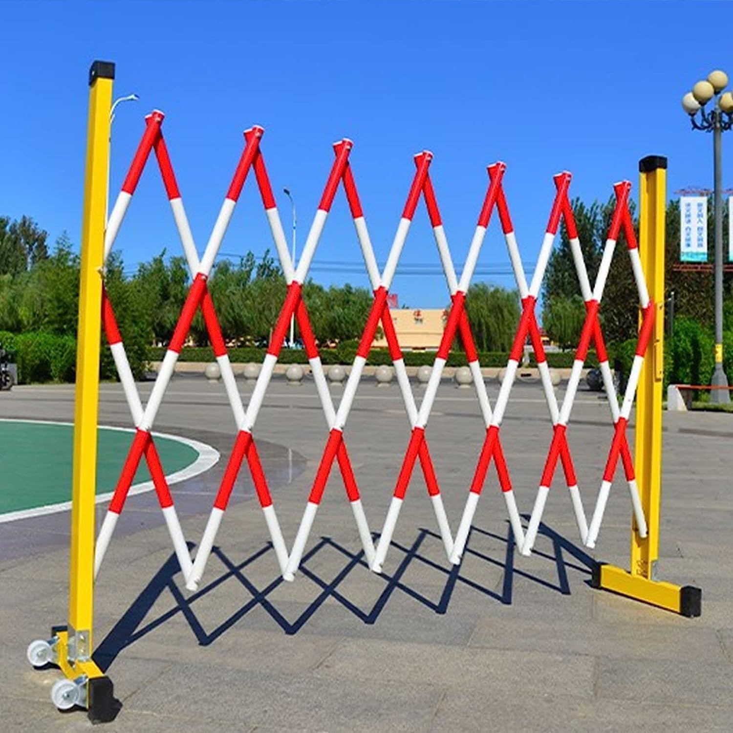 OvbnMNx HLL Mobile Safety Barrier Portable Retractable Traffic Barrier ...