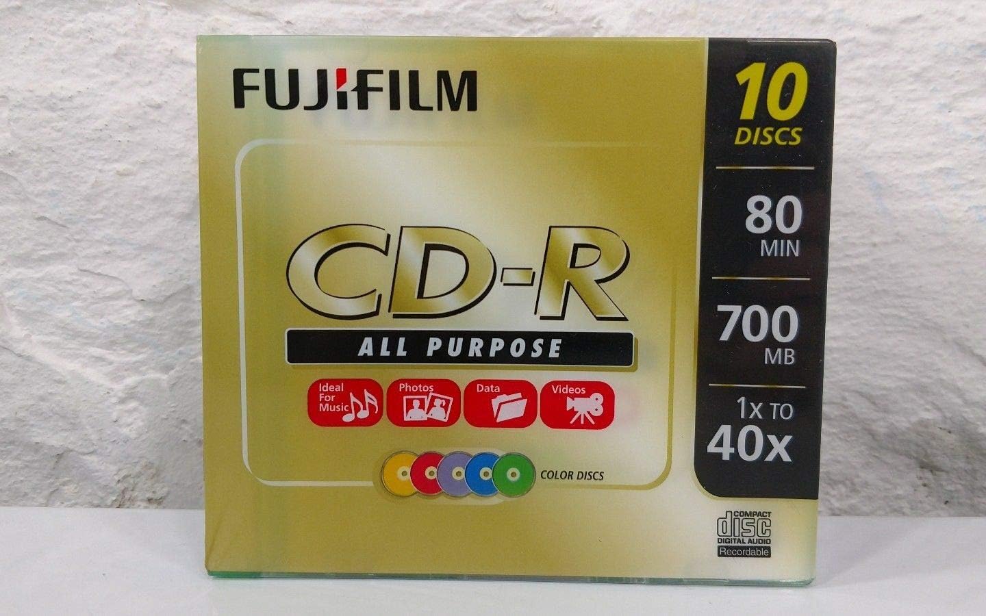 Amazon.com: FUJI CDR-80DA/10S Write Once Recordable CDs for Digital ...