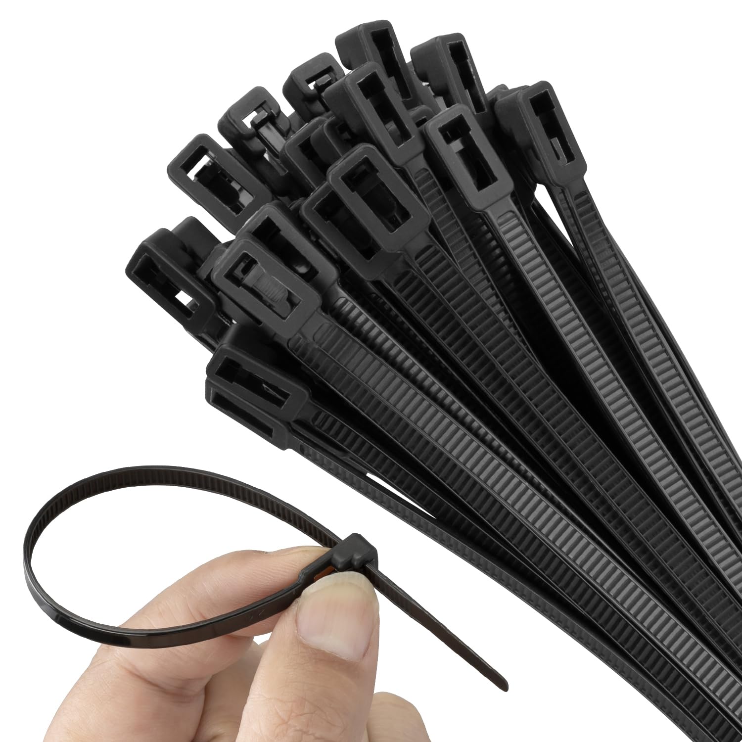 Snapklik.com : Armpow 8 Inch Recoverable Reusable Zip Ties, 1000PCS ...
