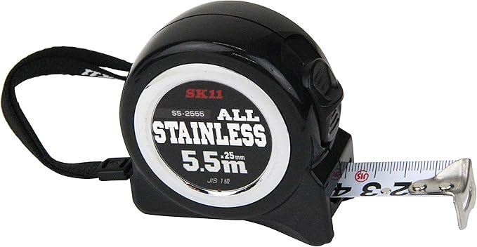 Amazon.co.jp: SK11 オールステンレス製コンベックス 5.5m 25mm幅 JIS1級 SS-2555 : DIY・工具・ガーデン