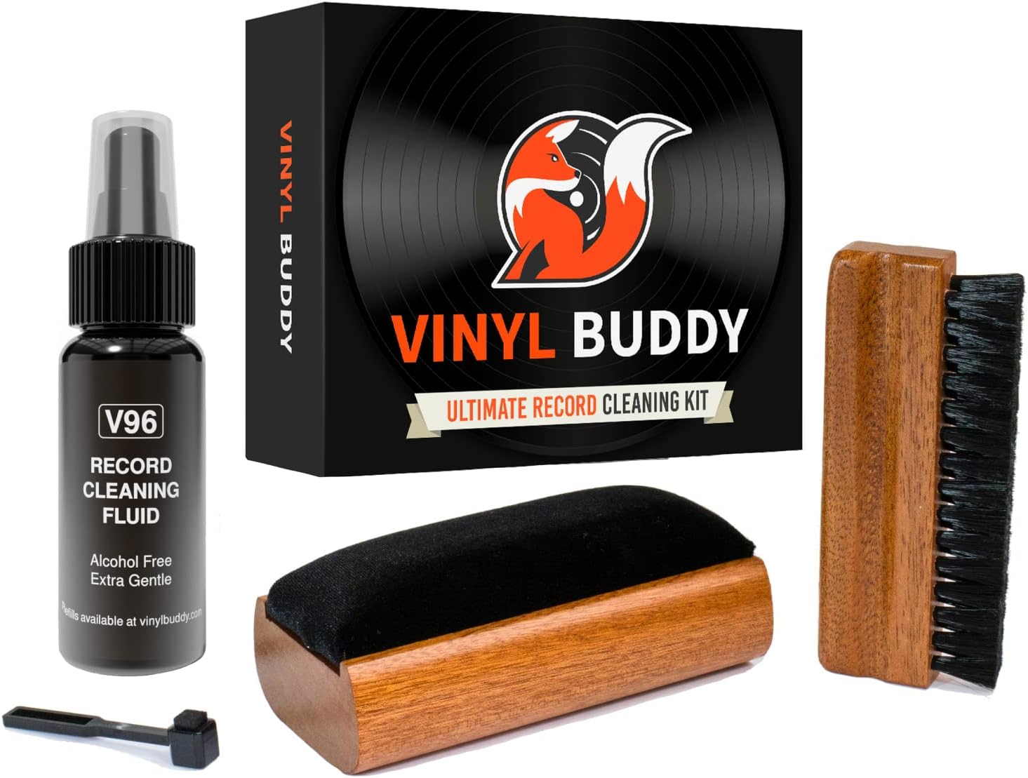 Amazon.com: 5 in 1 Vinyl Record Cleaning Solution Kit, Includes Soft ...