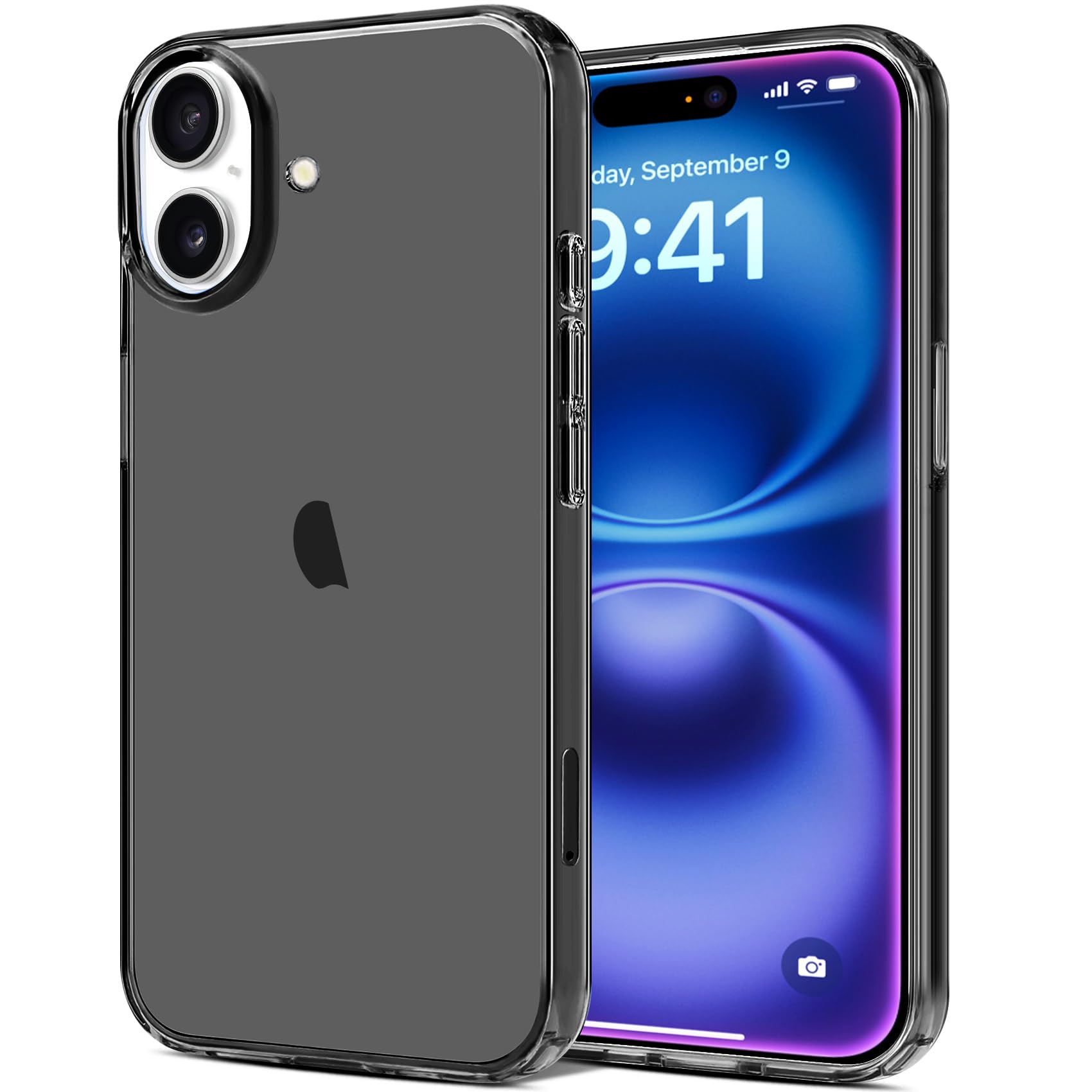 Amazon.com: JJGoo Compatible with iPhone 16 Case Clear, Soft Transparent TPU Cover, Slim Thin ...