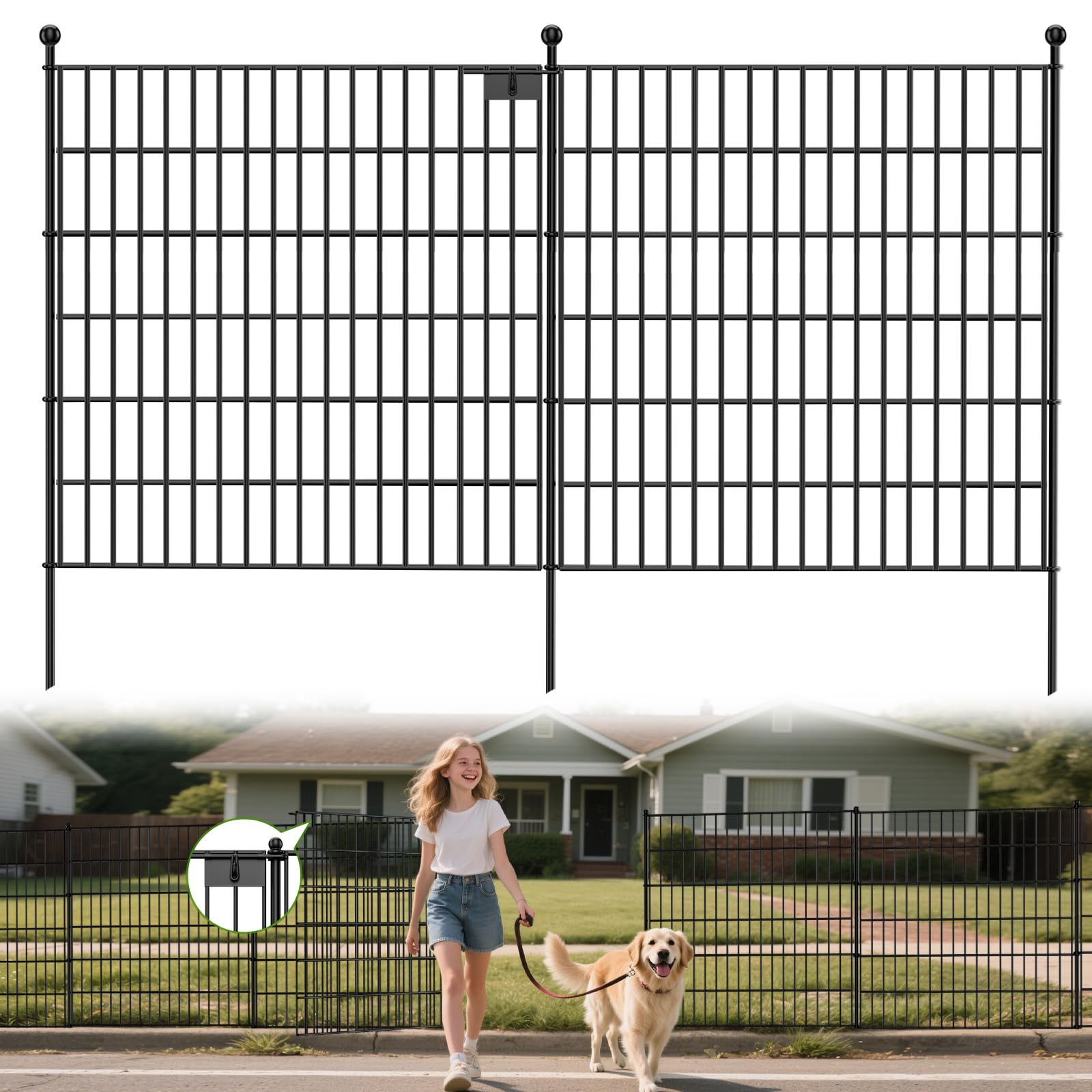 Portable Dog Fence Panels
