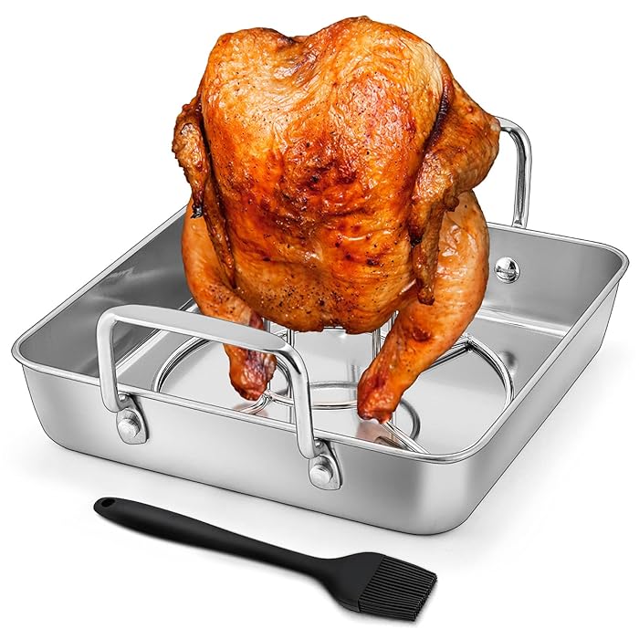 Buy HaSteeL Beer Can Chicken Holder 3Pcs, Includes Stainless Steel ...