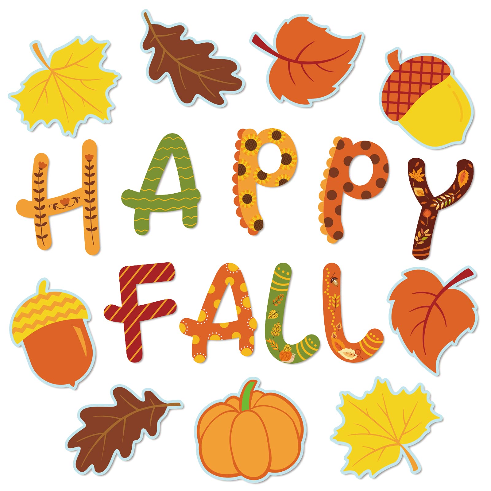 Happy Fall Clip Art At Sasshortblog Blog