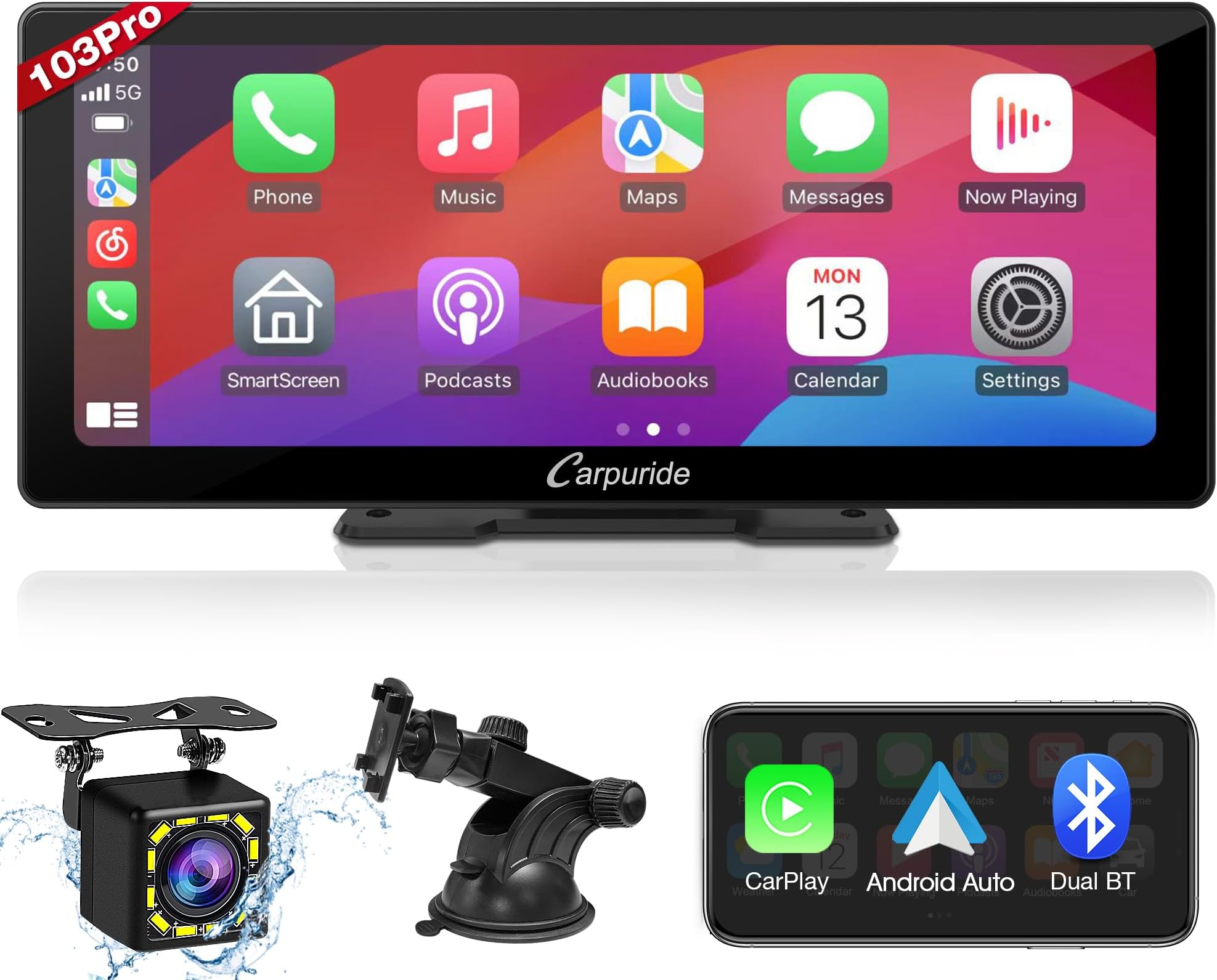 Amazon.com: MINIX [2025 Fully Laminated Screen] 60fps Portable Wireless ...