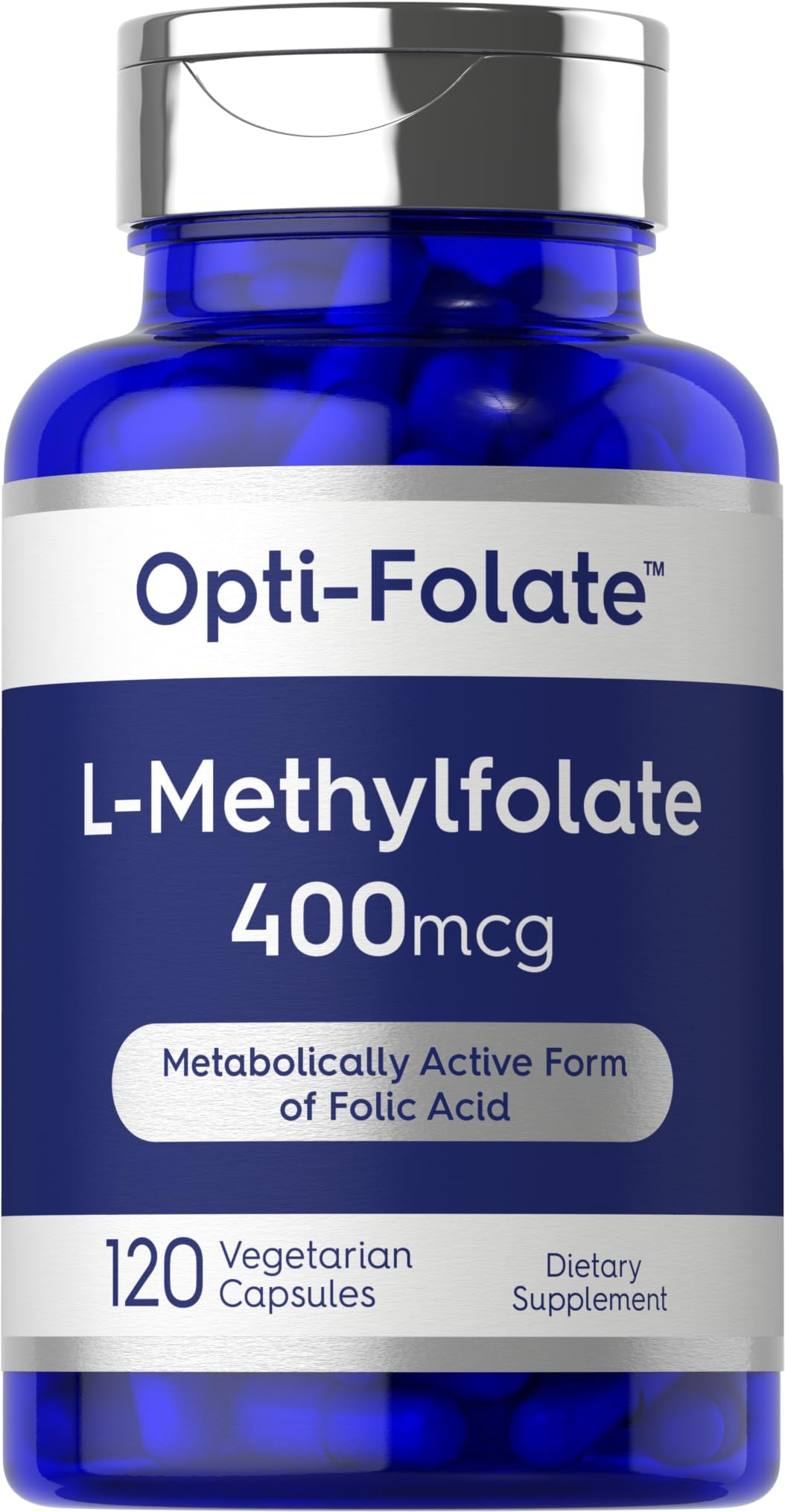 Amazon.com: Piping Rock L MethylFolate Supplement | 400 mcg | 130 ...