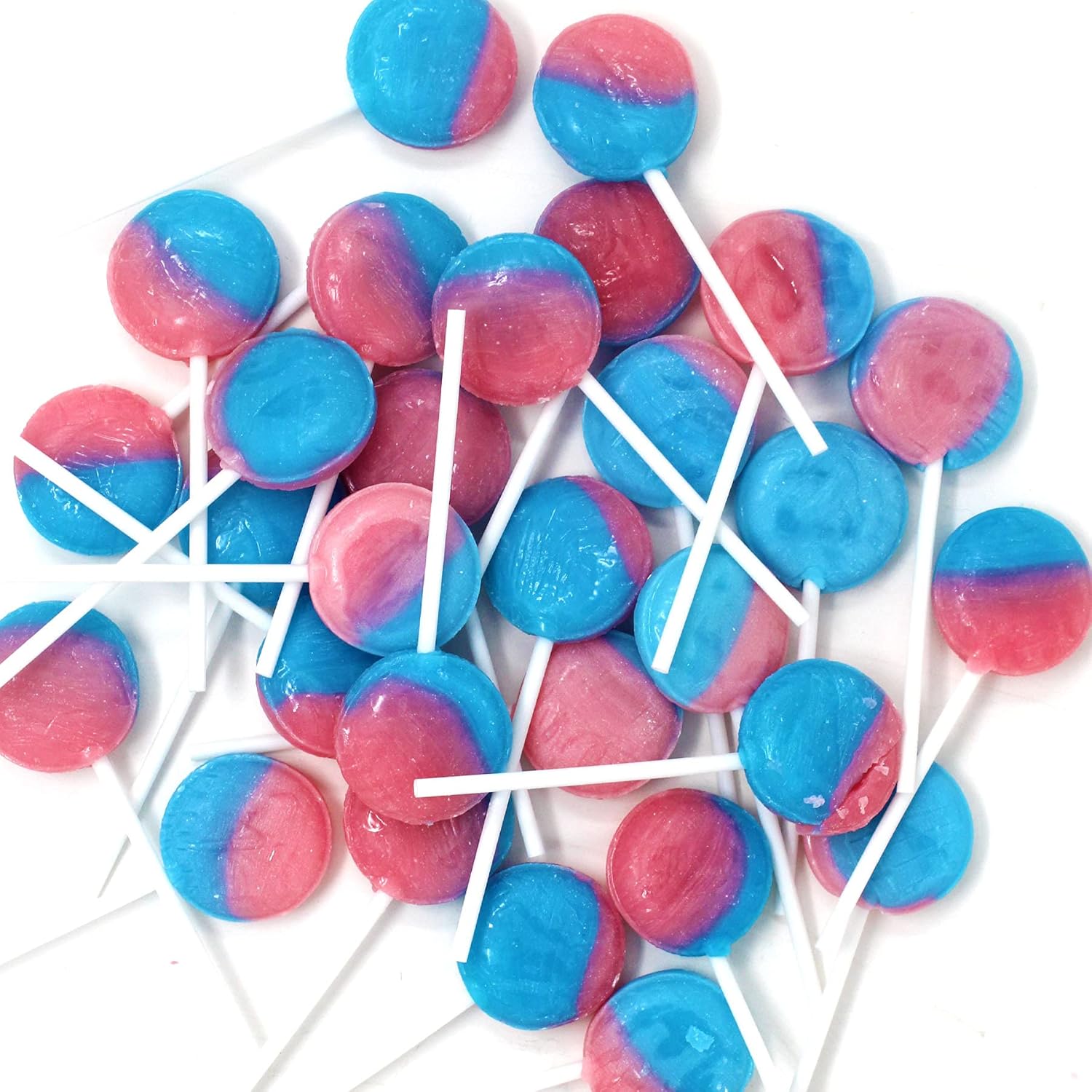 Amazon.com : Cotton Candy Lollipop suckers Individually Wrapped (30 ...