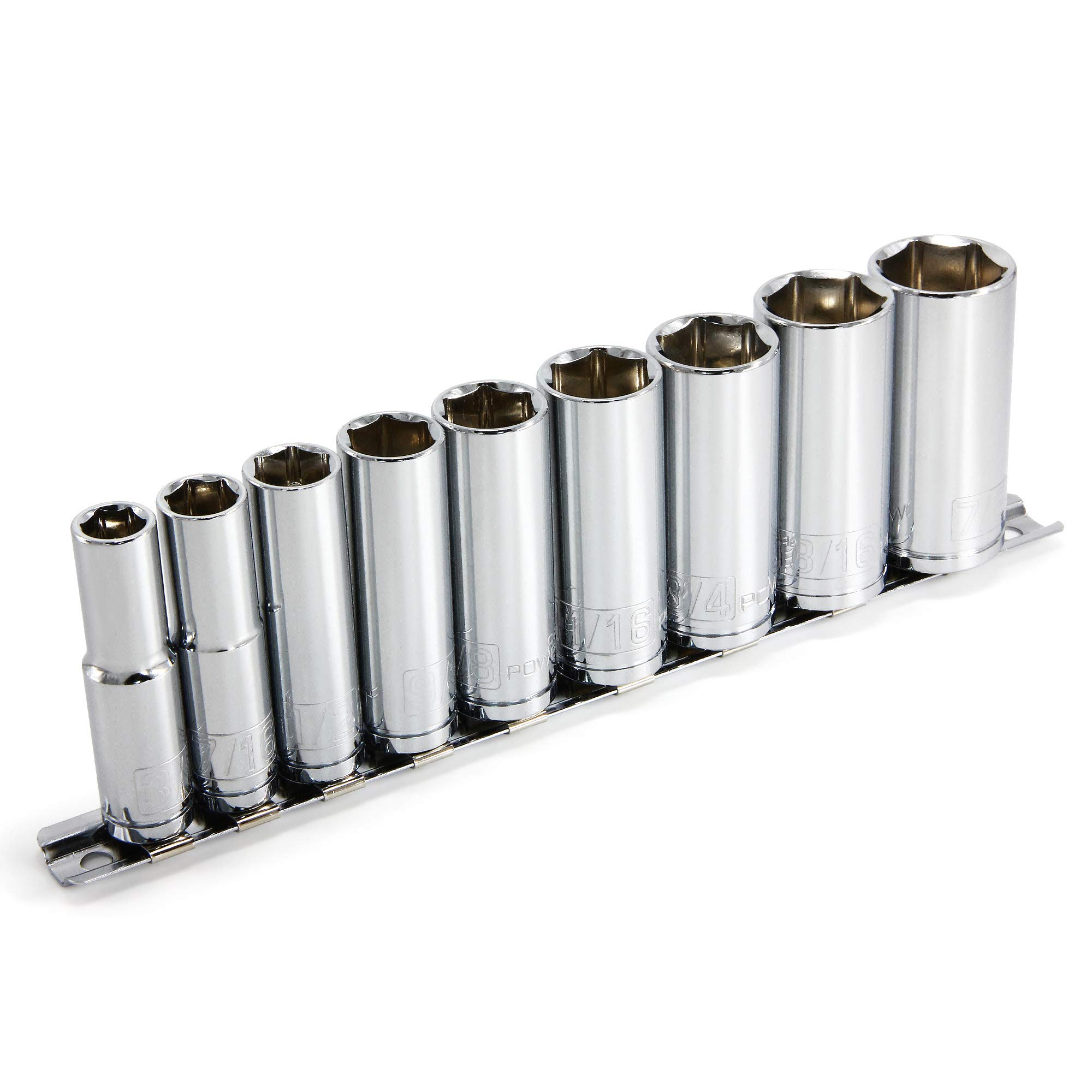 Alltrade 641717 3/8" Dr. SAE 6Pt Deep Socket Set, 9 Piece : Amazon.ca ...