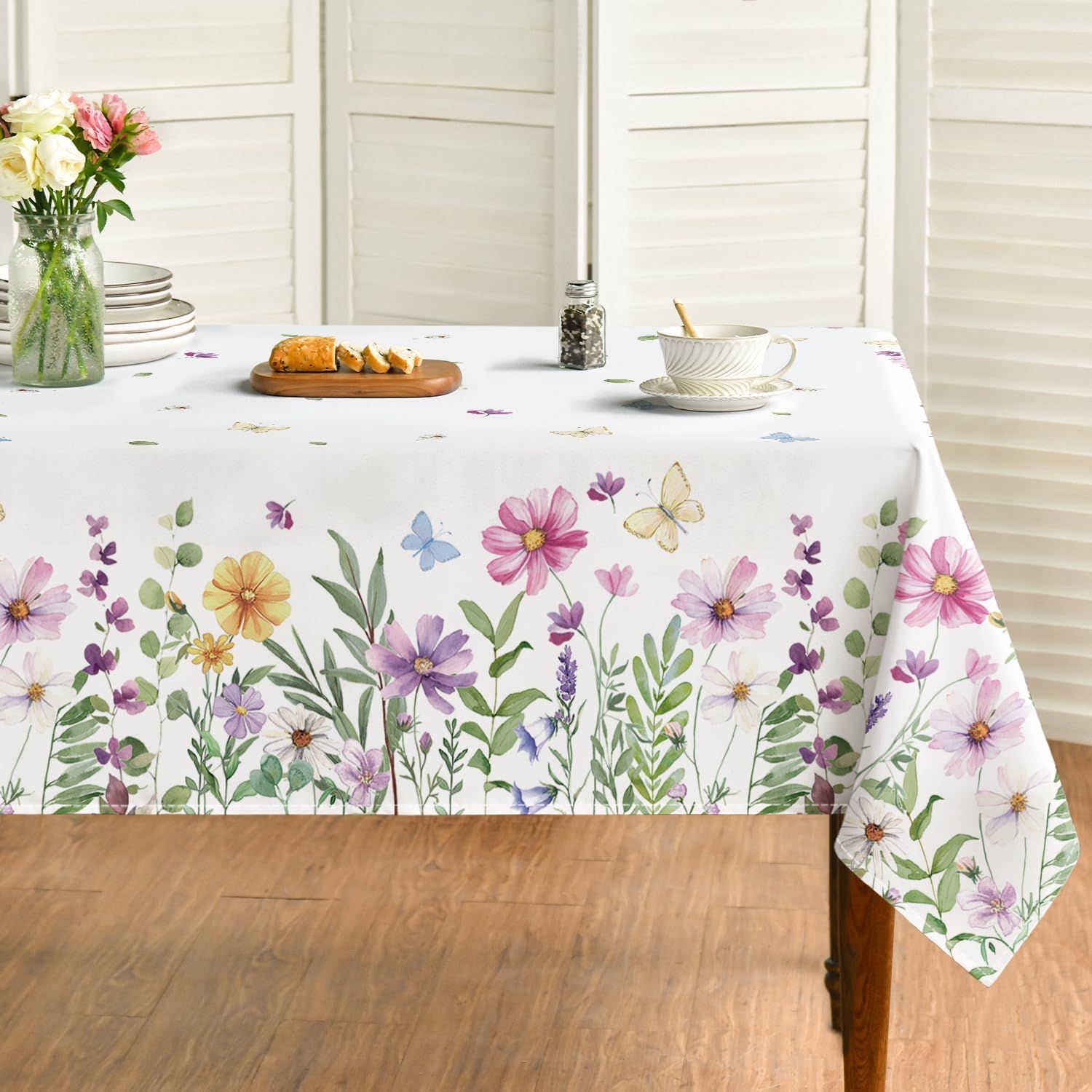 Amazon.com: Spring Summer Tablecloth 60 x 84 Inches, Spring Summer ...