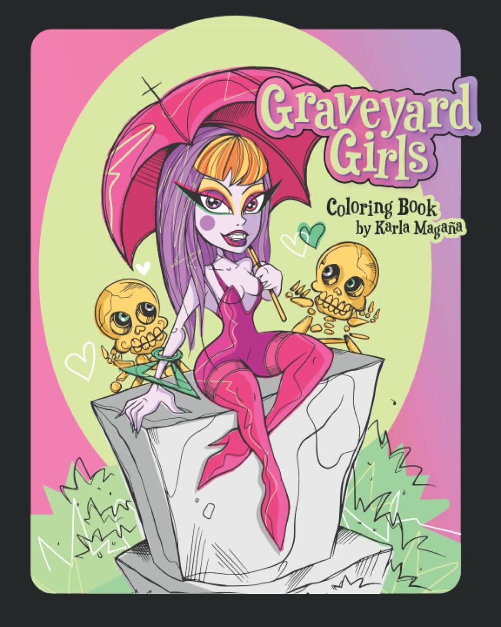Amazon.com: Graveyard Girls Coloring Book: 9798849073606: Magana, Karla: Books