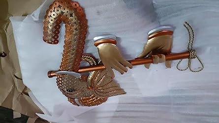 The Bombay Craft House Metal Wall Art, Multicolour, Hanging for Home ...