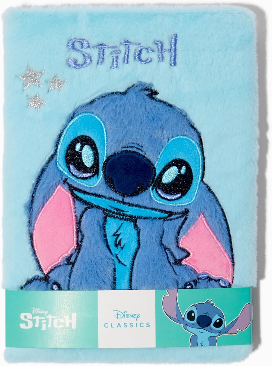 Claire's Disney Stitch Sleepy Stitch Furry Notebook : Amazon.co.uk ...