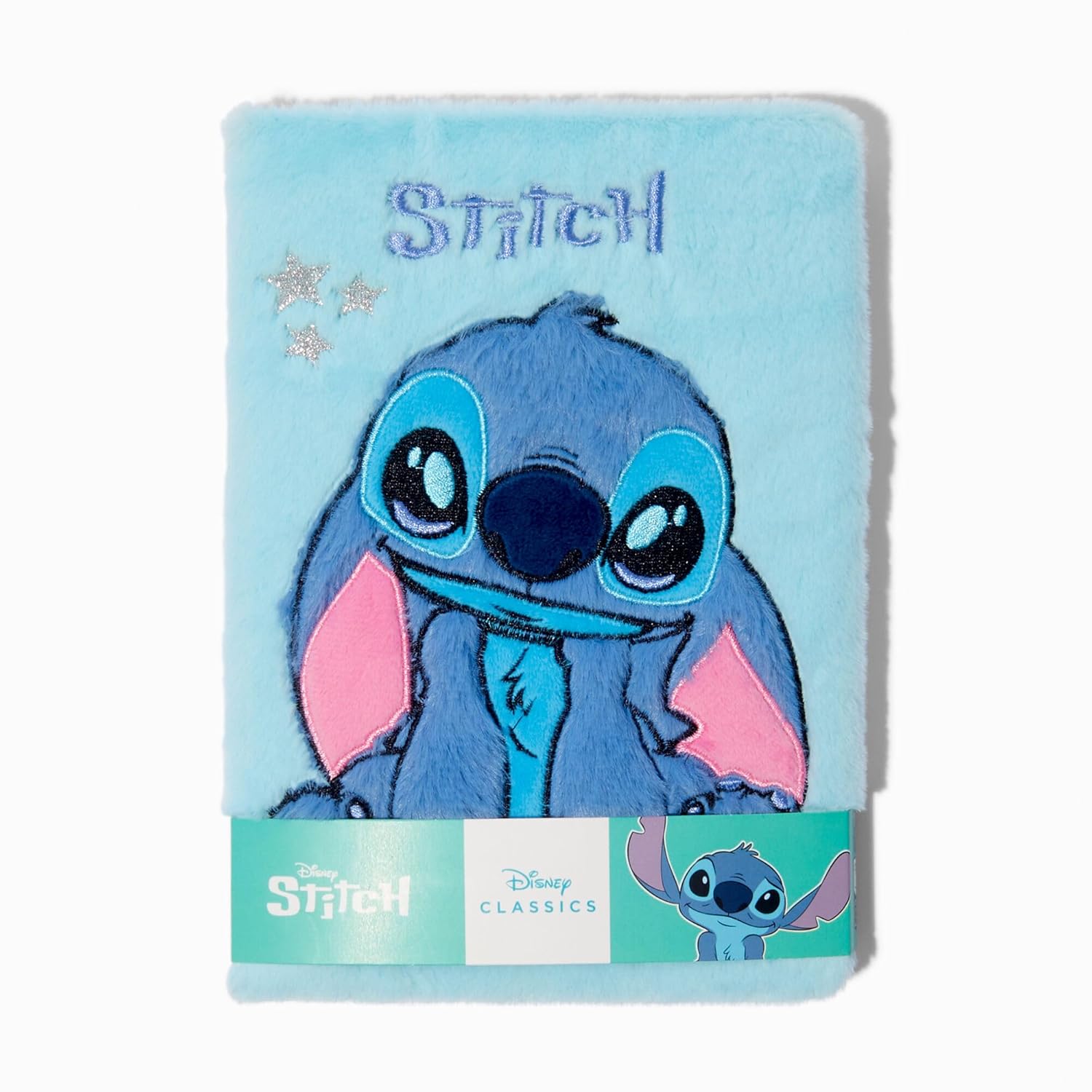 Claire's Disney Stitch Sleepy Stitch Carnet de notes en fourrure ...