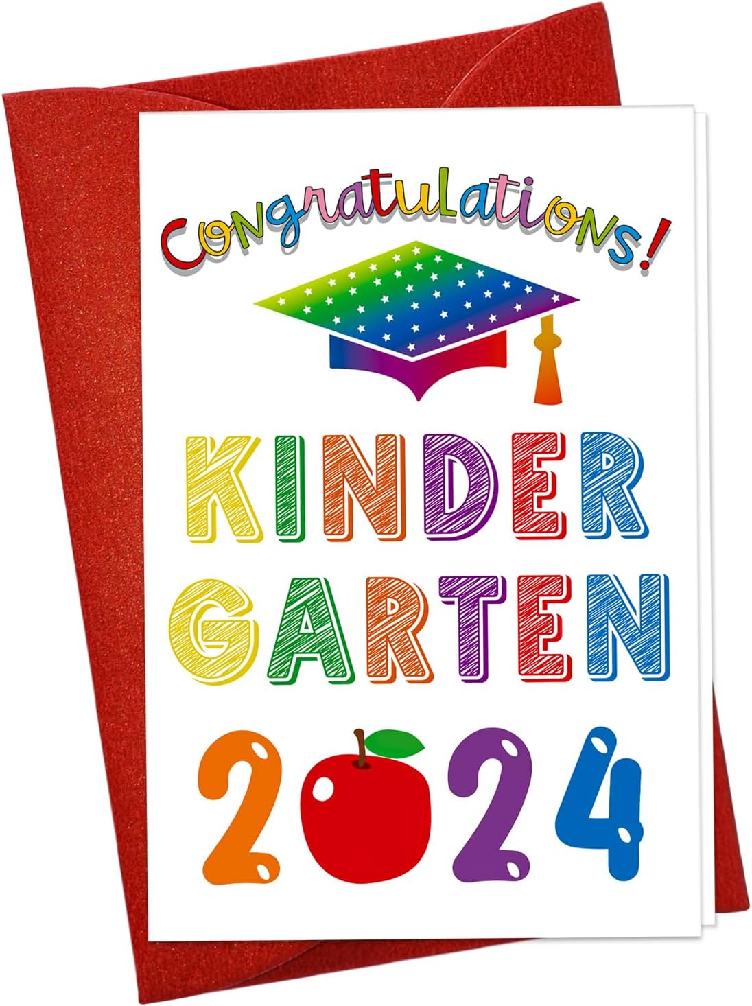 Amazon.com : BIZIBAFF Kindergarten Graduations Greeting Card 2023 ...